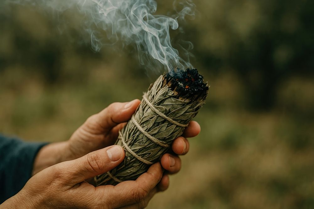 Herbal cleansing ritual smoke | Free Photo - rawpixel