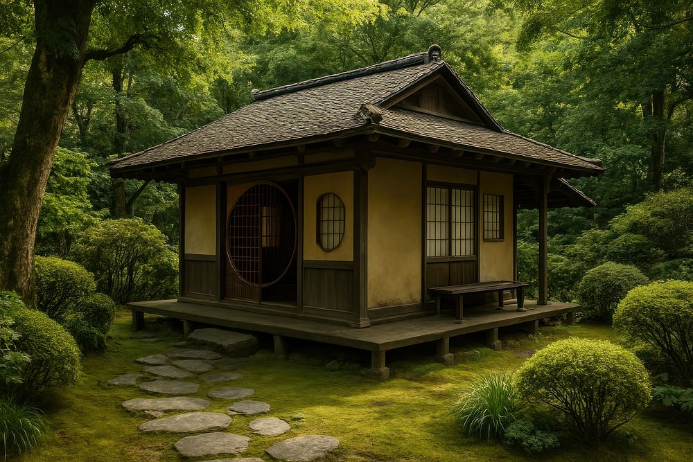 Serene traditional Japanese tea house | Free Photo - rawpixel