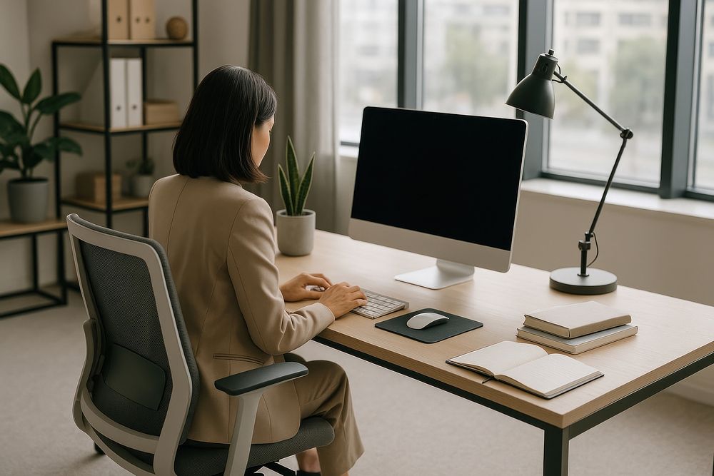 Modern office workspace productivity | Free Photo - rawpixel