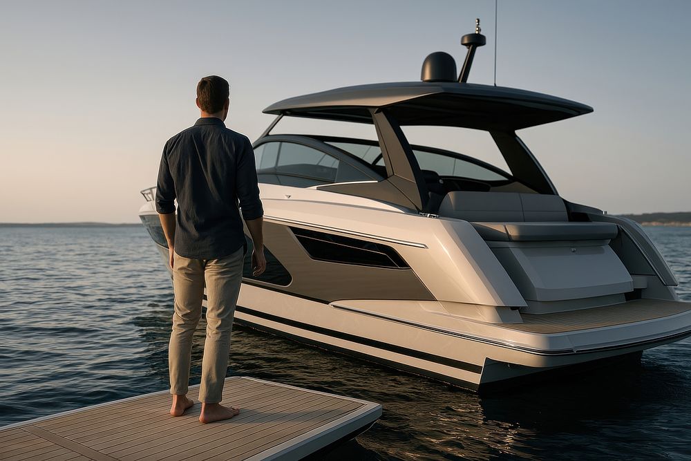 Luxury yacht dockside sunset. | Free Photo - rawpixel