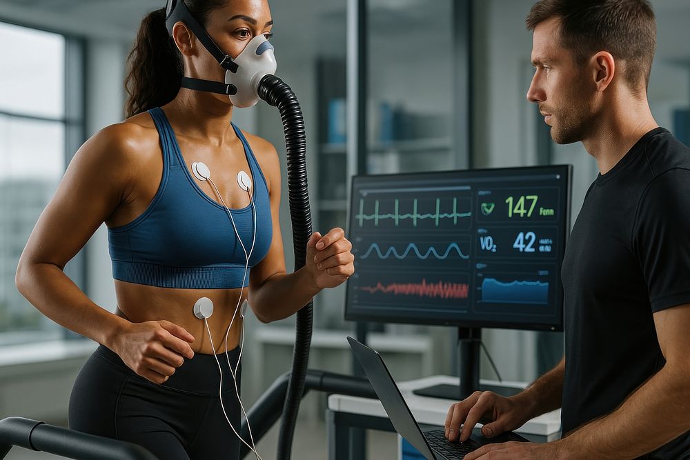 Athlete treadmill fitness test. | Free Photo - rawpixel