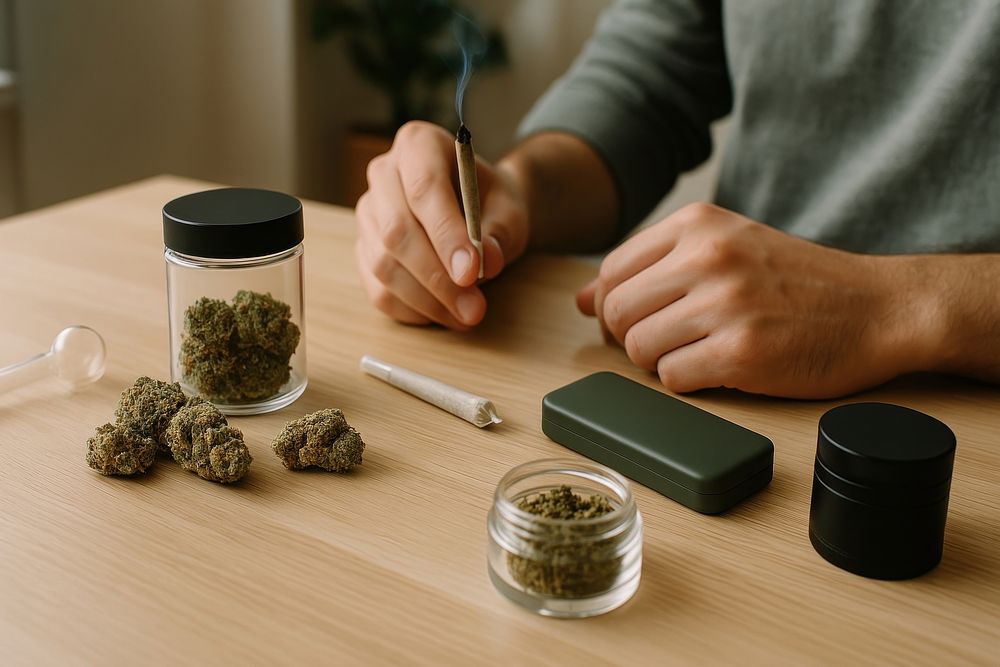 Cannabis preparation and consumption scene | Free Photo - rawpixel