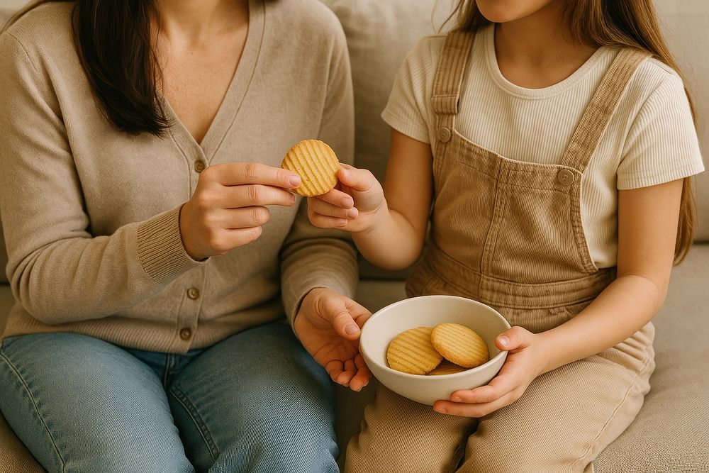 Sharing cookies with family | Free Photo - rawpixel