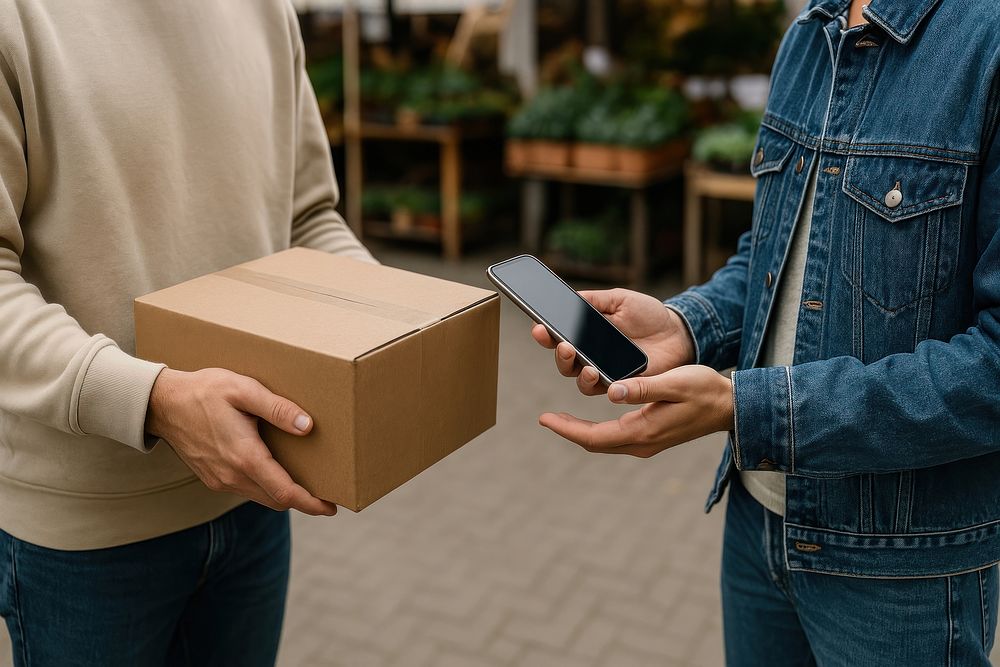 Package delivery and confirmation process. | Free Photo - rawpixel