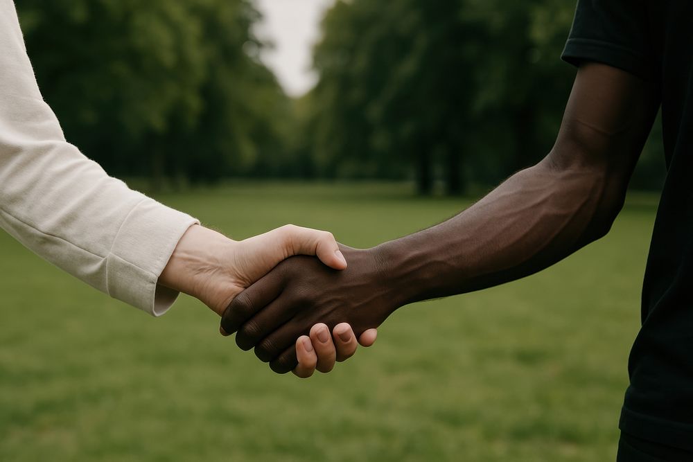 Unity handshake diverse connection outdoors | Free Photo - rawpixel