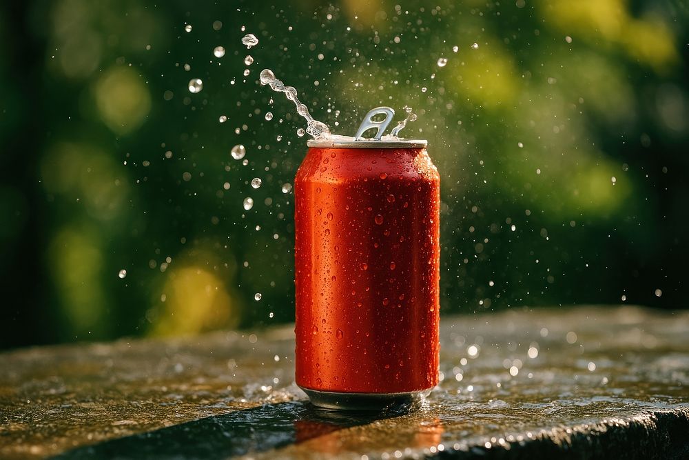 Refreshing soda can splash | Free Photo - rawpixel