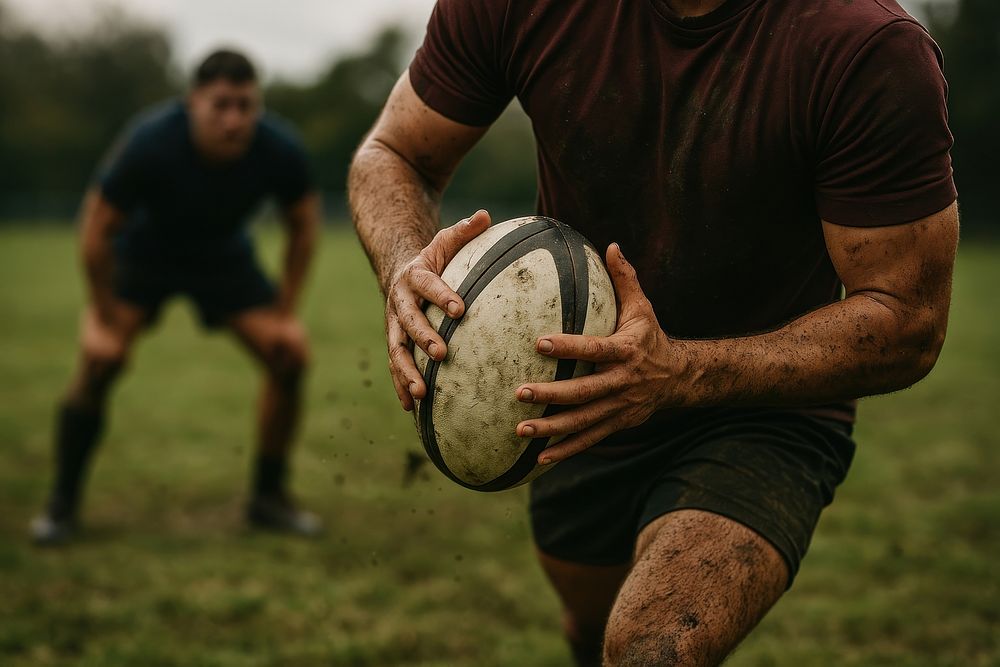 Intense muddy rugby match action | Free Photo - rawpixel