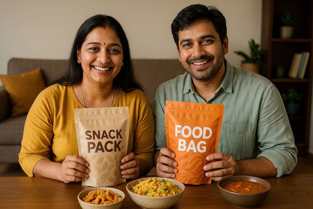 Happy couple enjoying snacks together. | Free Photo - rawpixel