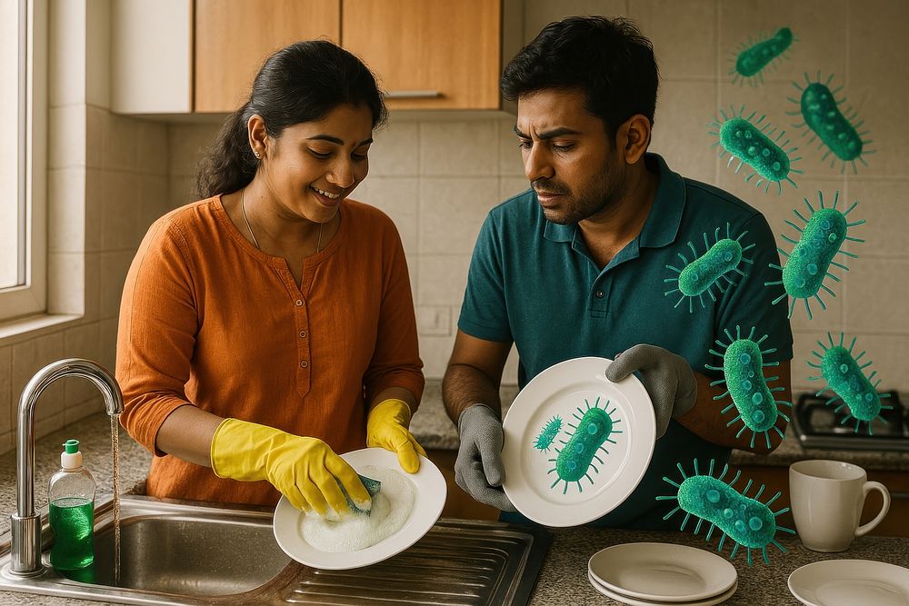 Dishwashing bacteria prevention tips. | Free Photo - rawpixel