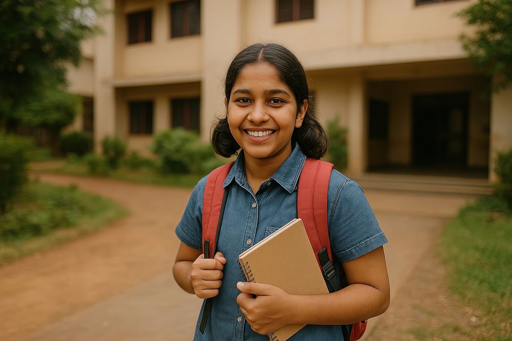 Student holding notebook smiling | Free Photo - rawpixel
