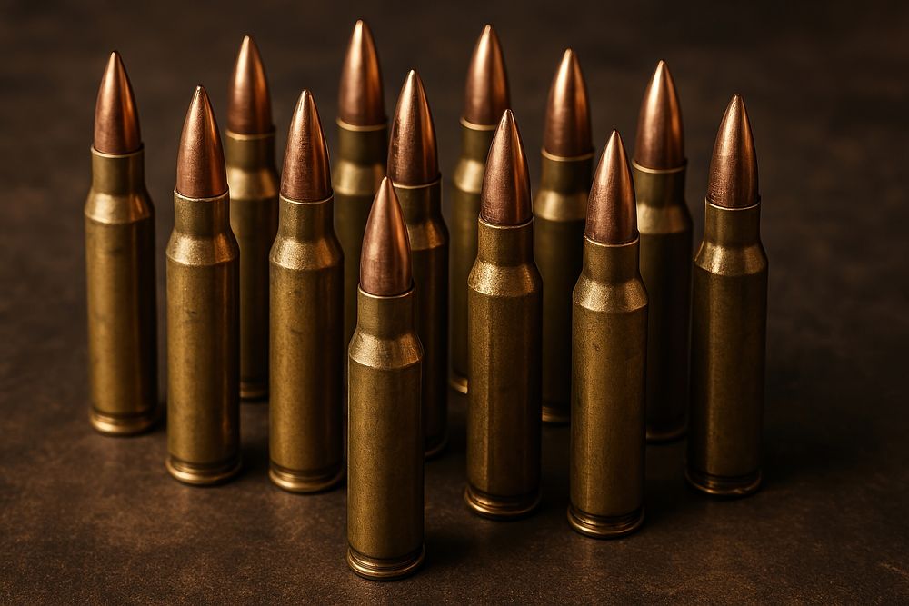 Brass bullets on dark surface | Free Photo - rawpixel