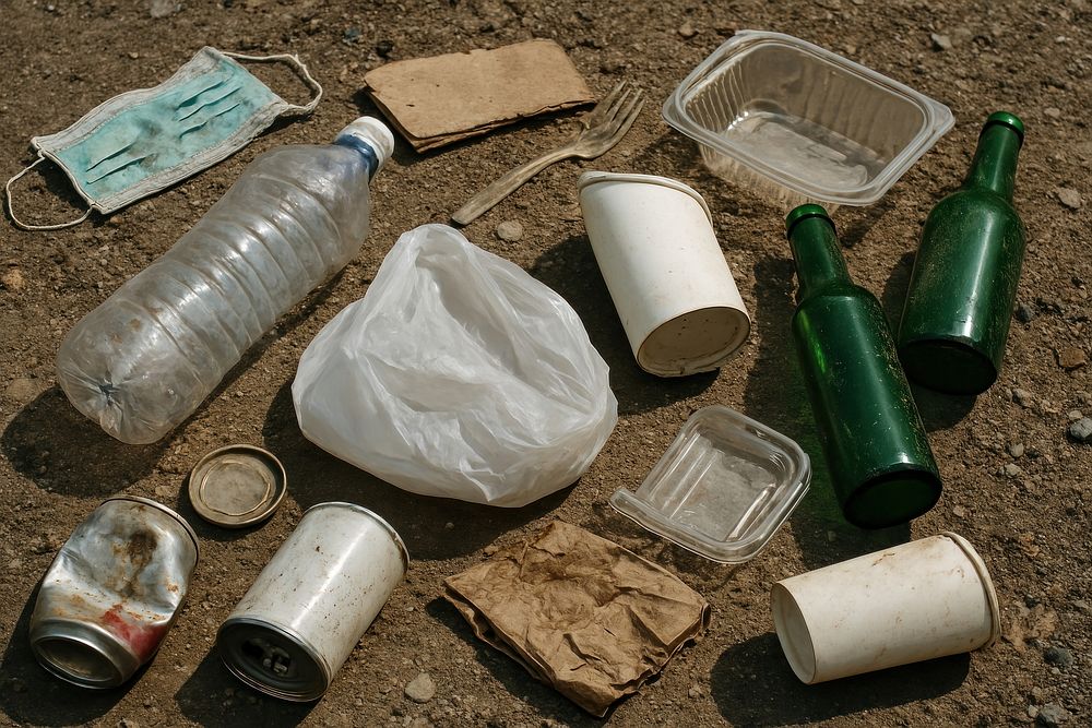 Littered waste environmental pollution | Free Photo - rawpixel