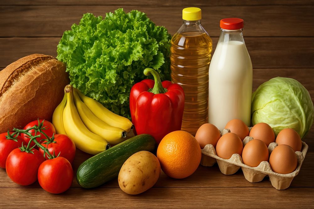 Fresh healthy food ingredients displayed | Free Photo - rawpixel