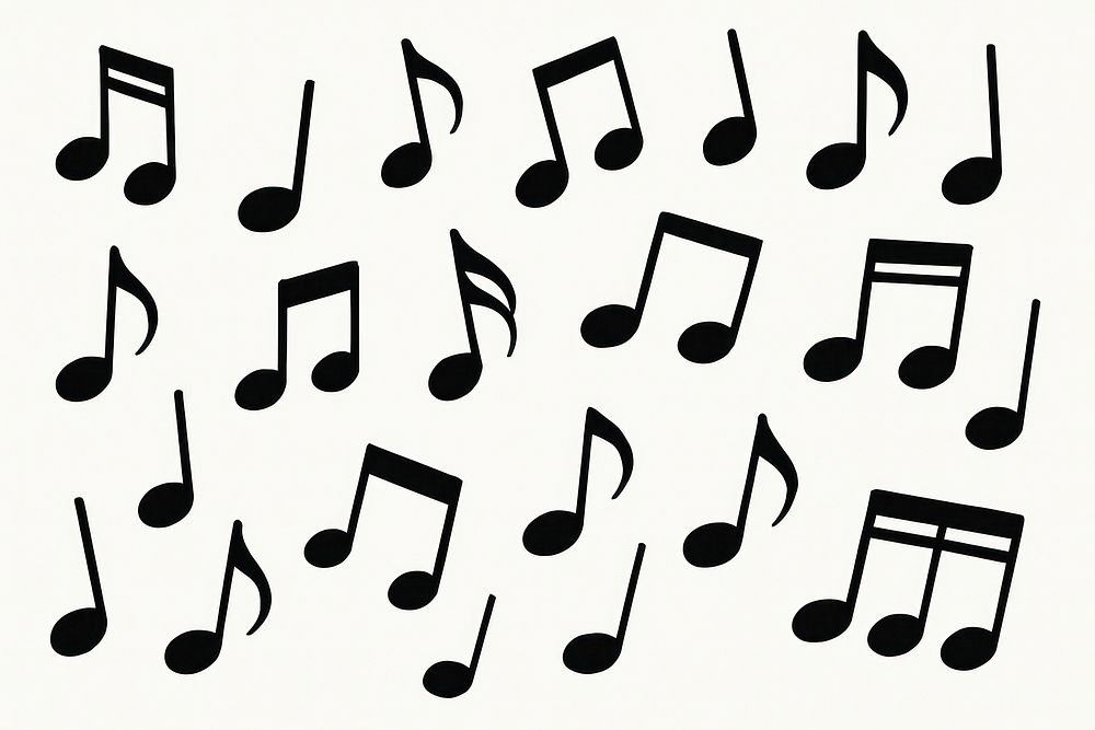 Musical notes pattern design. | Free Photo - rawpixel
