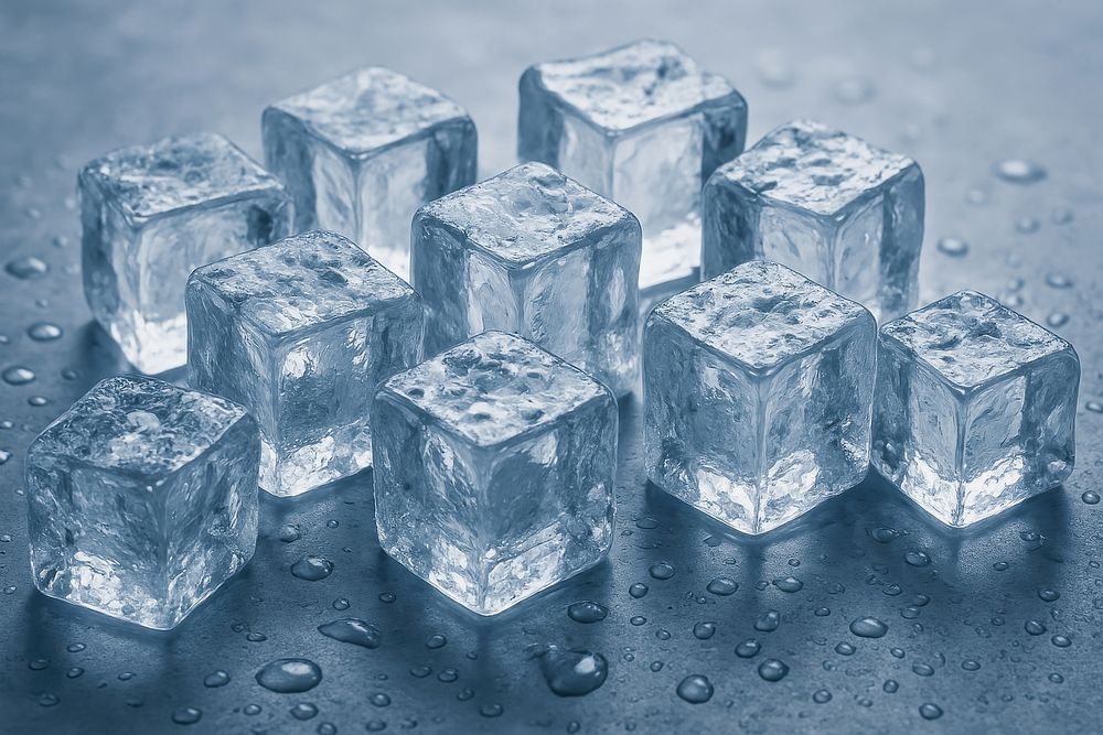 Chilled ice cubes on surface. | Free Photo - rawpixel