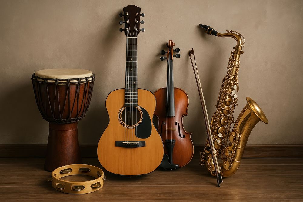 Instruments ensemble in harmony | Free Photo - rawpixel