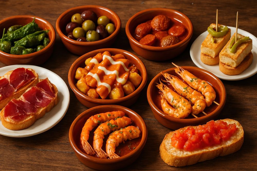 Authentic Spanish tapas variety | Free Photo - rawpixel