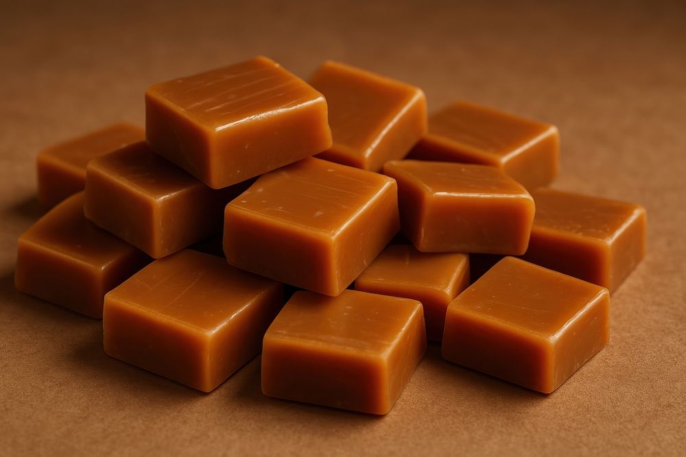 Delicious caramel candy squares | Free Photo - rawpixel