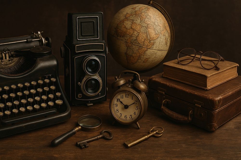 Vintage nostalgia objects collection | Free Photo - rawpixel
