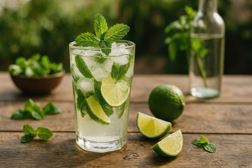 Refreshing mint lime cocktail delight | Free Photo - rawpixel