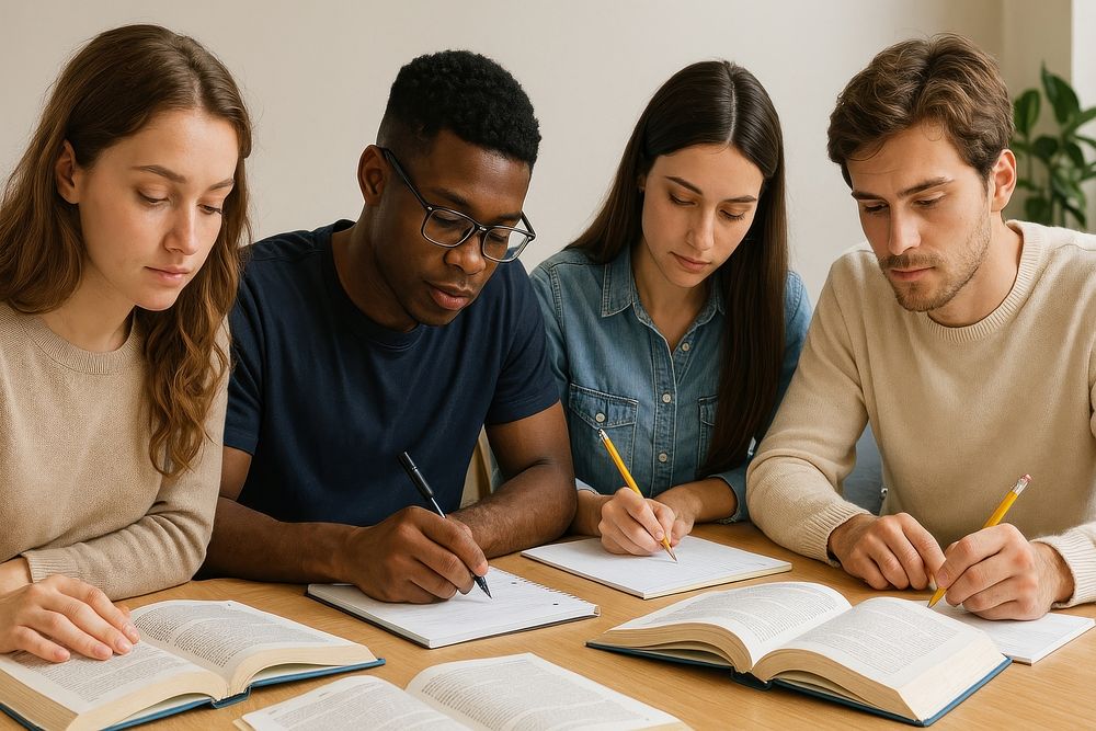 Diverse students studying together | Free Photo - rawpixel