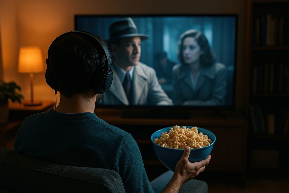 Cozy movie night scene | Free Photo - rawpixel