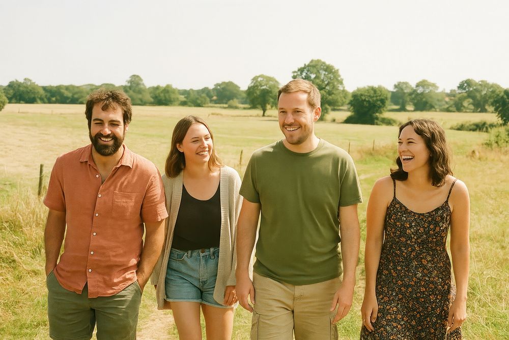 Friends enjoying nature walk | Free Photo - rawpixel