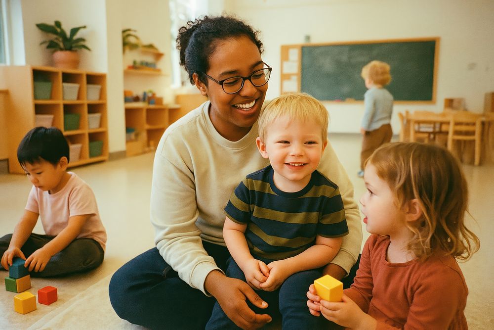 Happy children learning together. | Free Photo - rawpixel