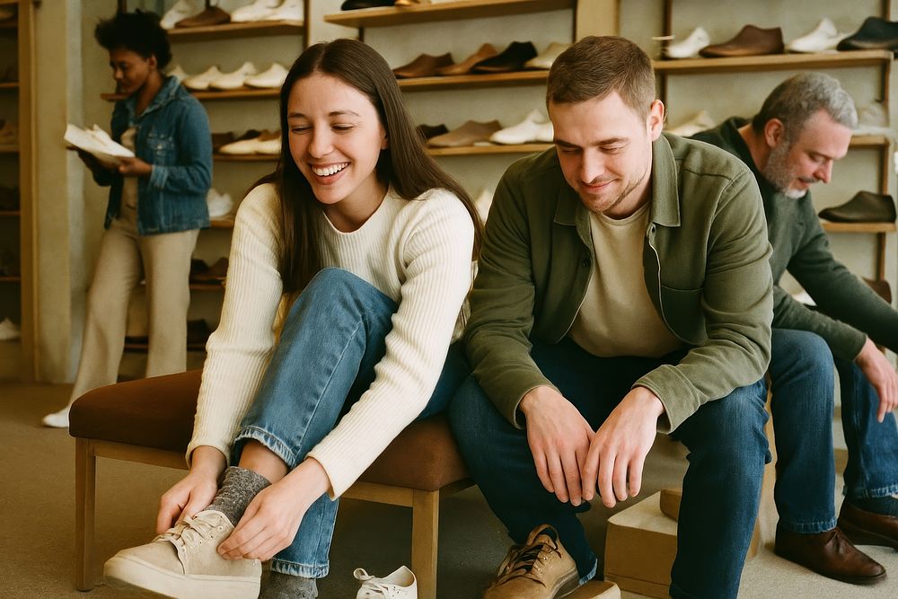 Happy shoe shopping experience | Free Photo - rawpixel