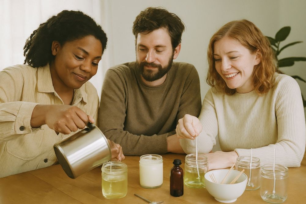 Candle making group activity | Free Photo - rawpixel