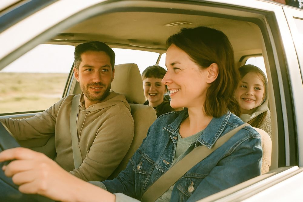 Family road trip adventure smiles. | Free Photo - rawpixel
