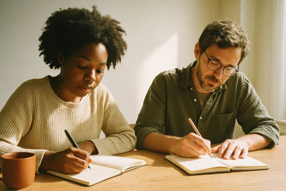 Focused collaborative writing session | Free Photo - rawpixel