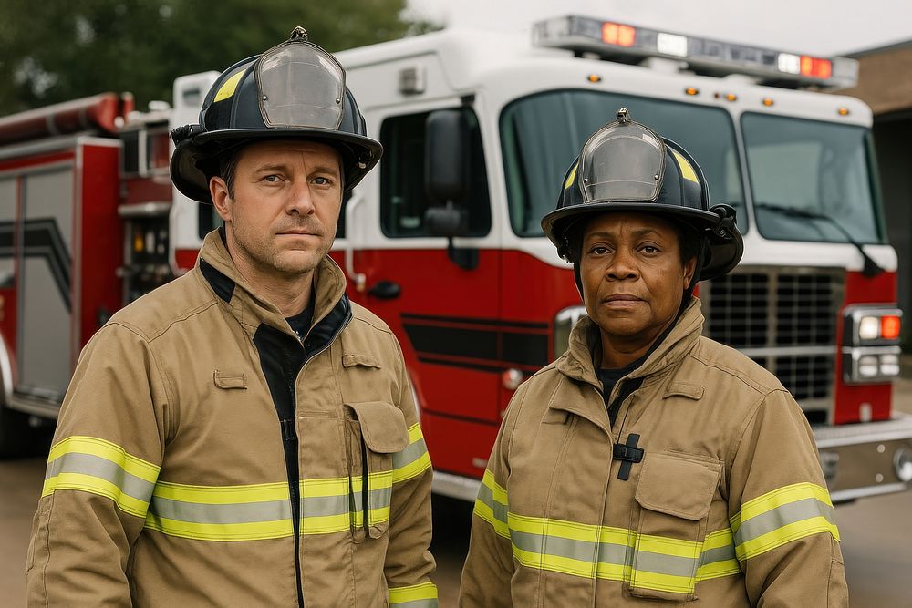 Brave firefighters protect community. | Free Photo - rawpixel