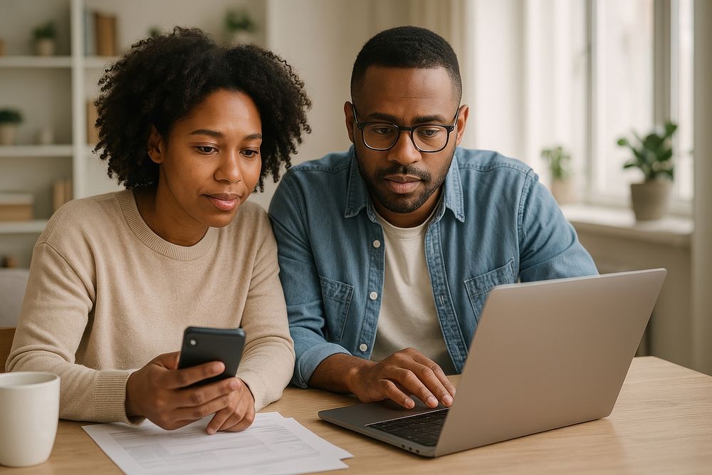 Couple working together remotely. | Free Photo - rawpixel