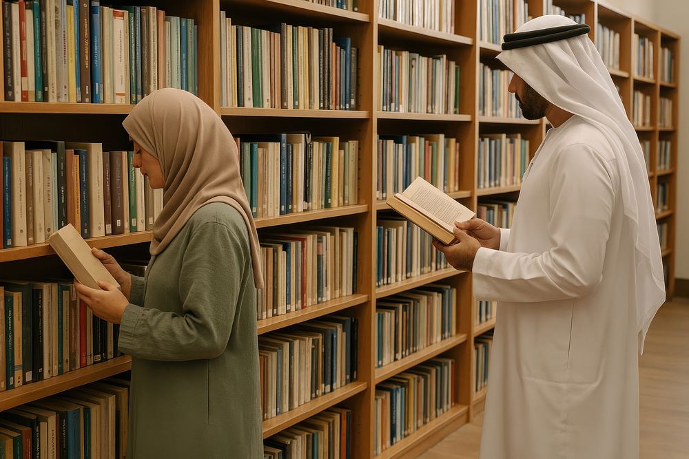 Diverse library reading scene. | Free Photo - rawpixel