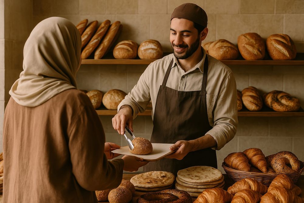 Artisan bakery bread exchange | Free Photo - rawpixel