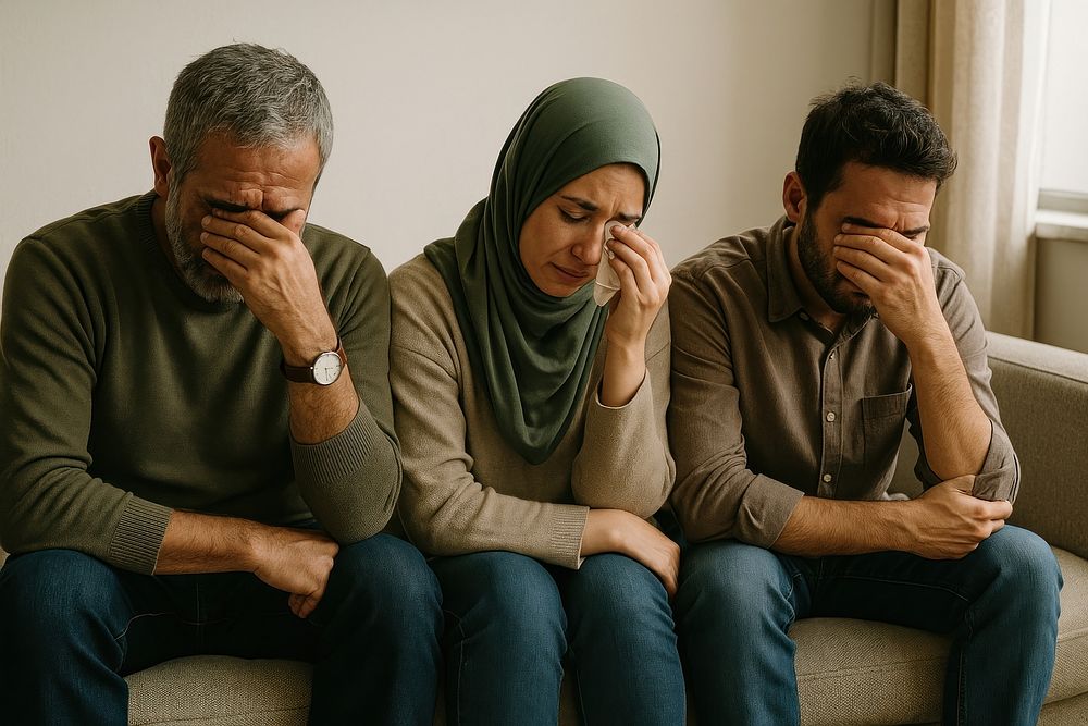 Family expressing deep sorrow. | Free Photo - rawpixel