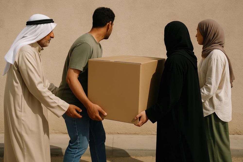 Community teamwork delivering aid. | Free Photo - rawpixel