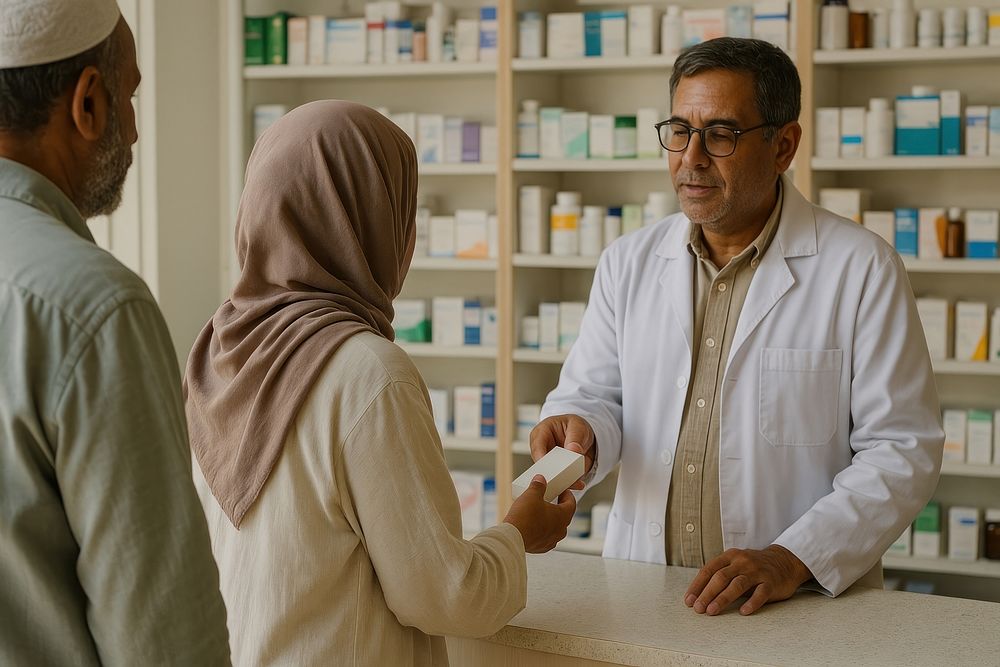 Pharmacy interaction with customers | Free Photo - rawpixel