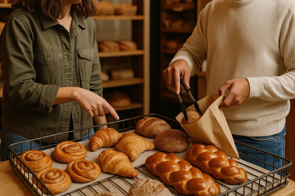 Artisan bakery selection display | Free Photo - rawpixel