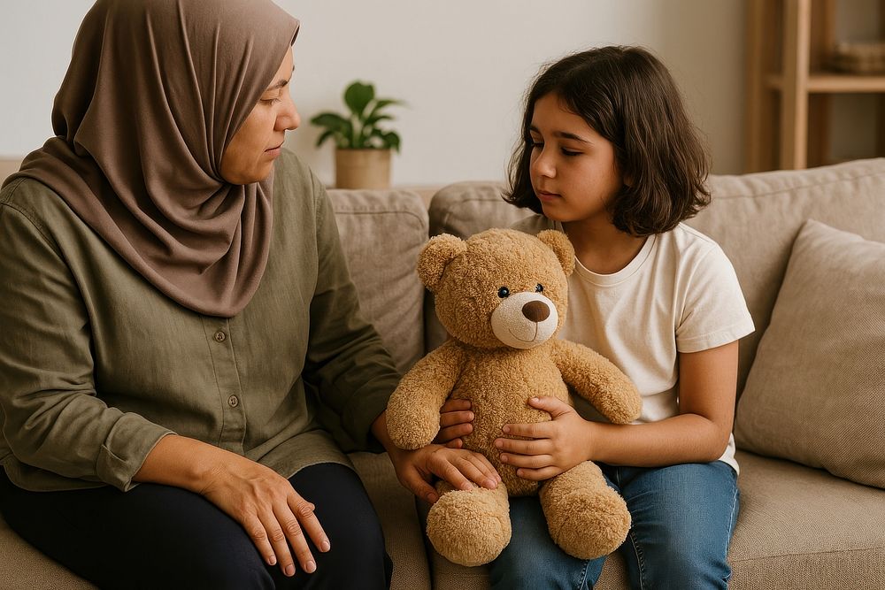 Comforting family moment shared | Free Photo - rawpixel