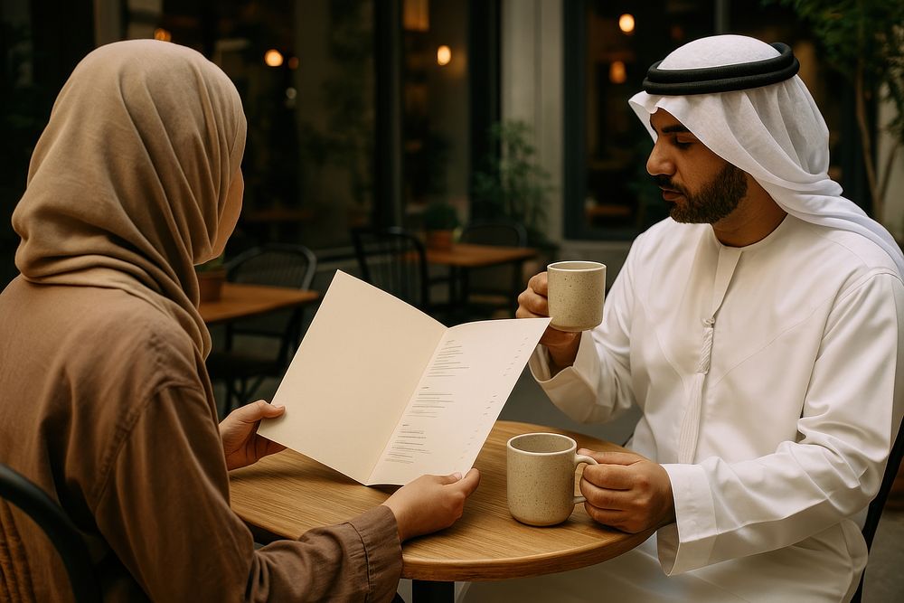 Cultural dining conversation scene. | Free Photo - rawpixel