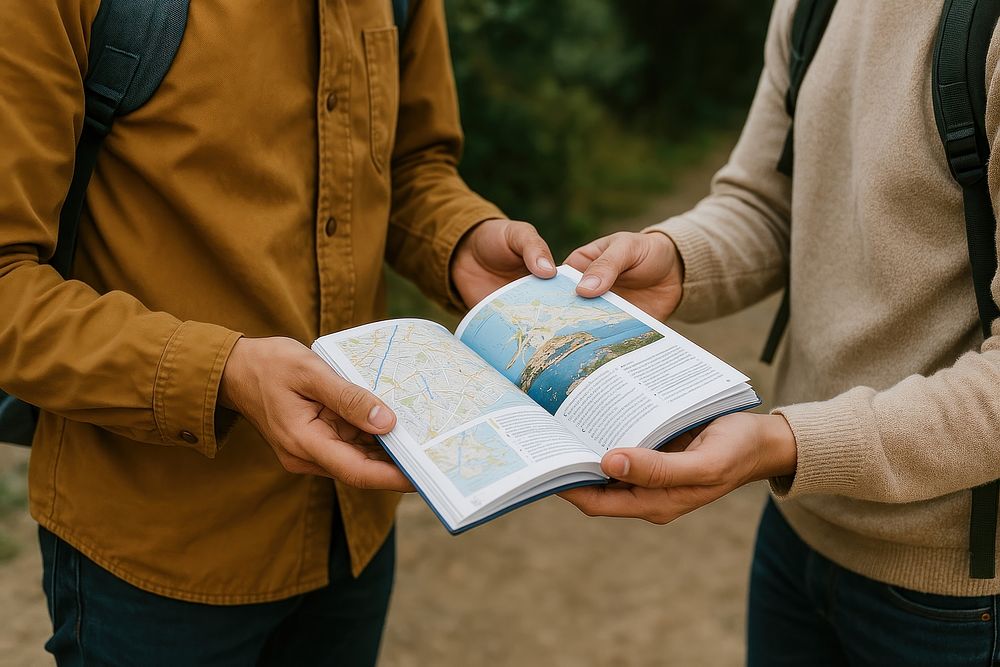 Exploring travel guidebook together | Free Photo - rawpixel