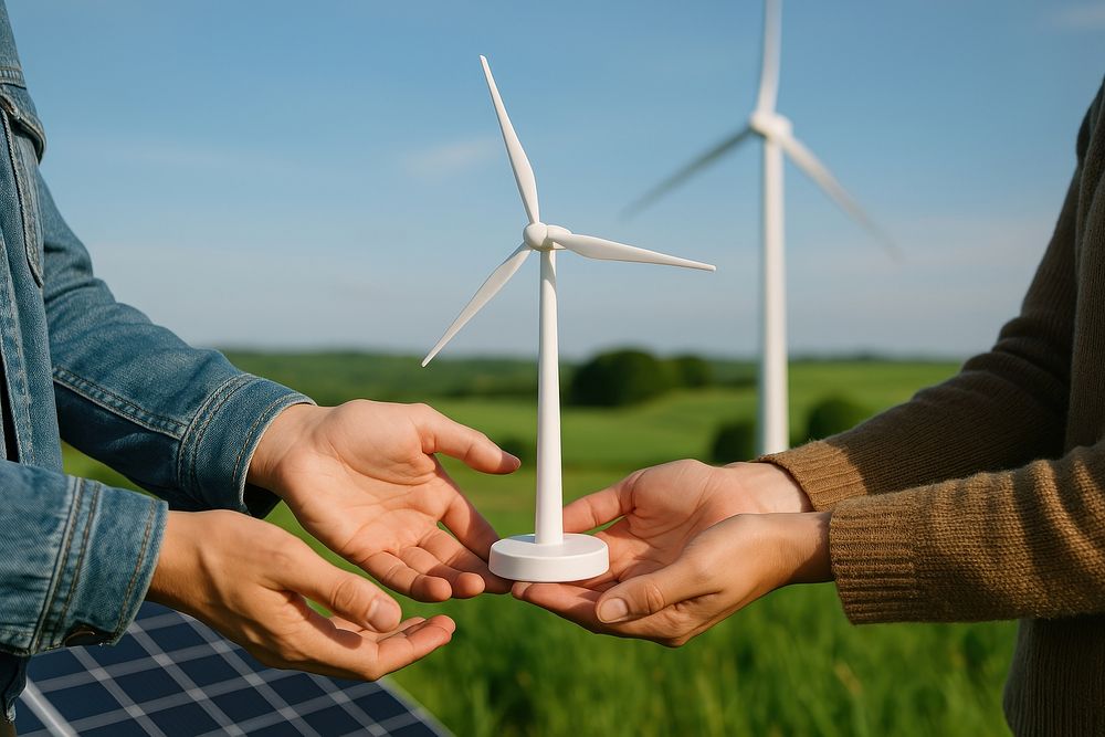 Renewable energy collaboration model. | Free Photo - rawpixel