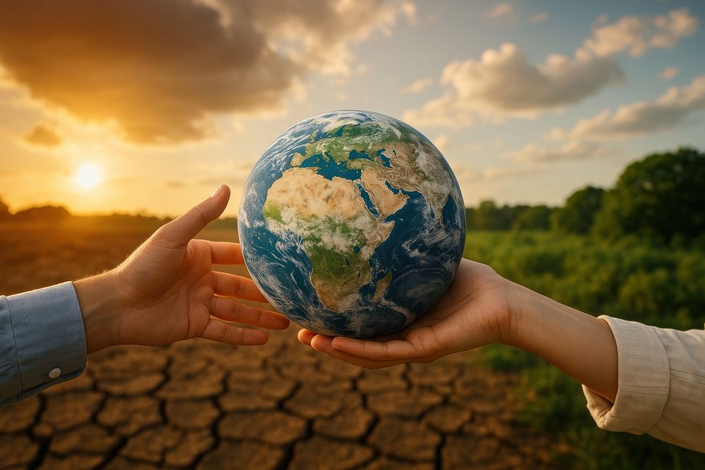 Global sustainability collaboration effort. | Free Photo - rawpixel