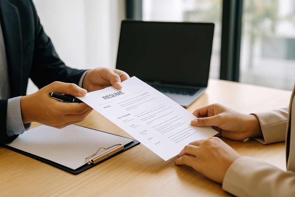 Professional interview resume exchange | Free Photo - rawpixel