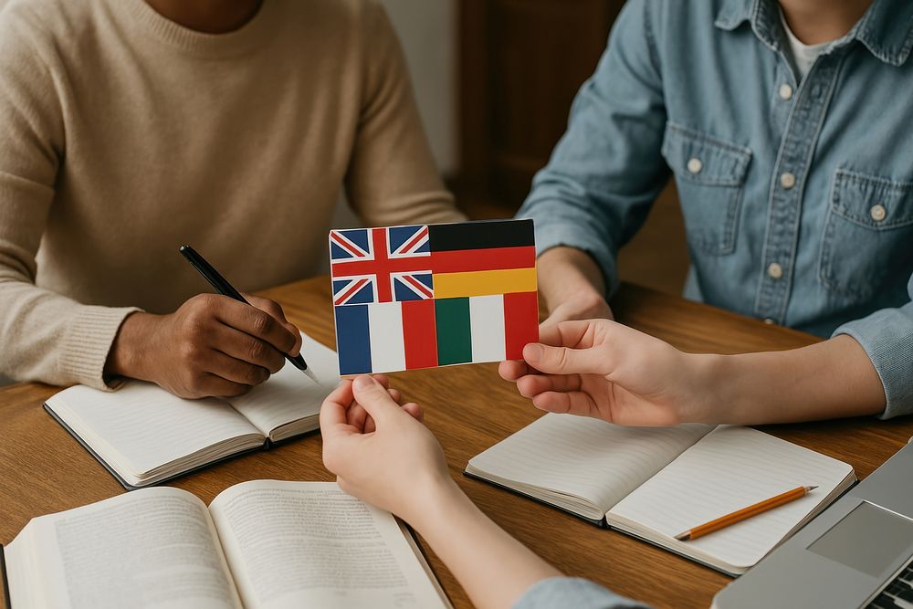 Multilingual collaboration with flags. | Free Photo - rawpixel