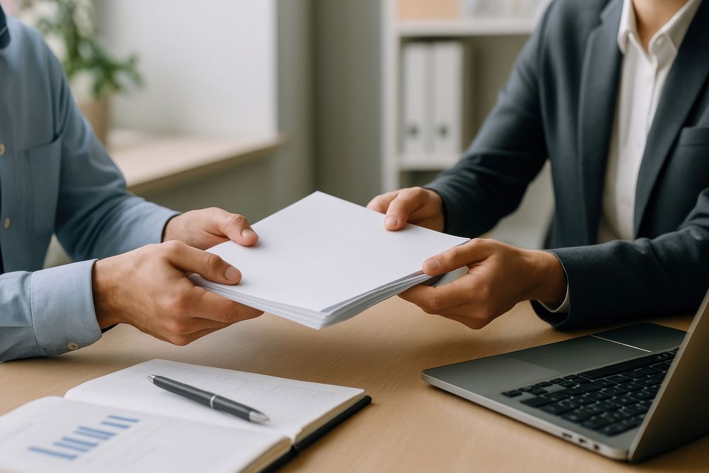 Business document exchange meeting | Free Photo - rawpixel