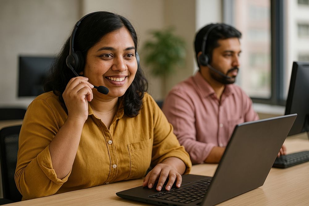 Customer support team working efficiently. | Free Photo - rawpixel