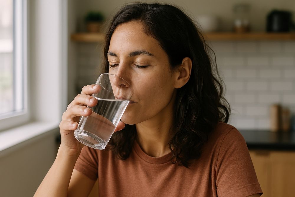 Woman drinking refreshing water | Free Photo - rawpixel